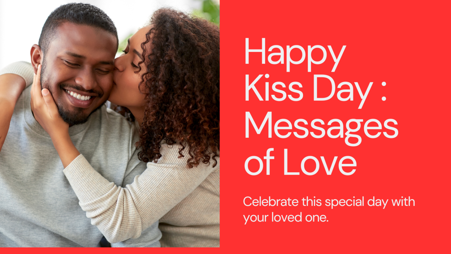15 Romantic Happy Kiss Day Messages for Love - Gift Ideass