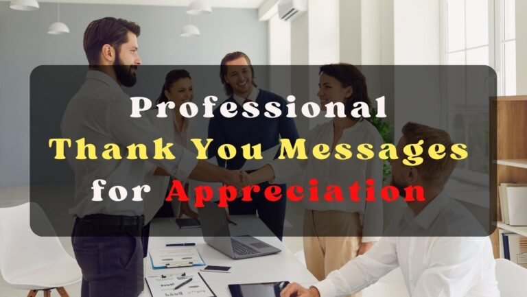 10 Heartfelt Professional Thank You Messages for Appreciation - Gift Ideass