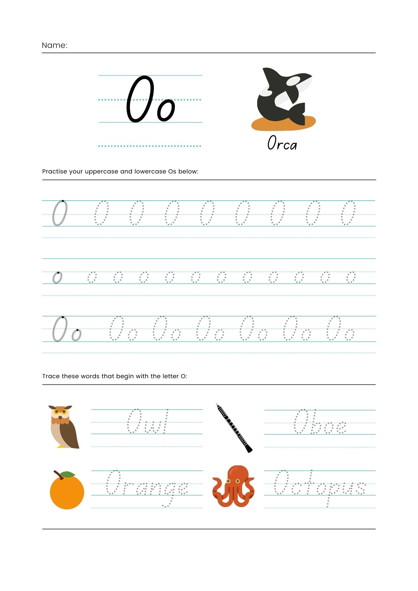 Free Printable ABC Tracing Worksheet for Kids: Fun Alphabet Learning ...