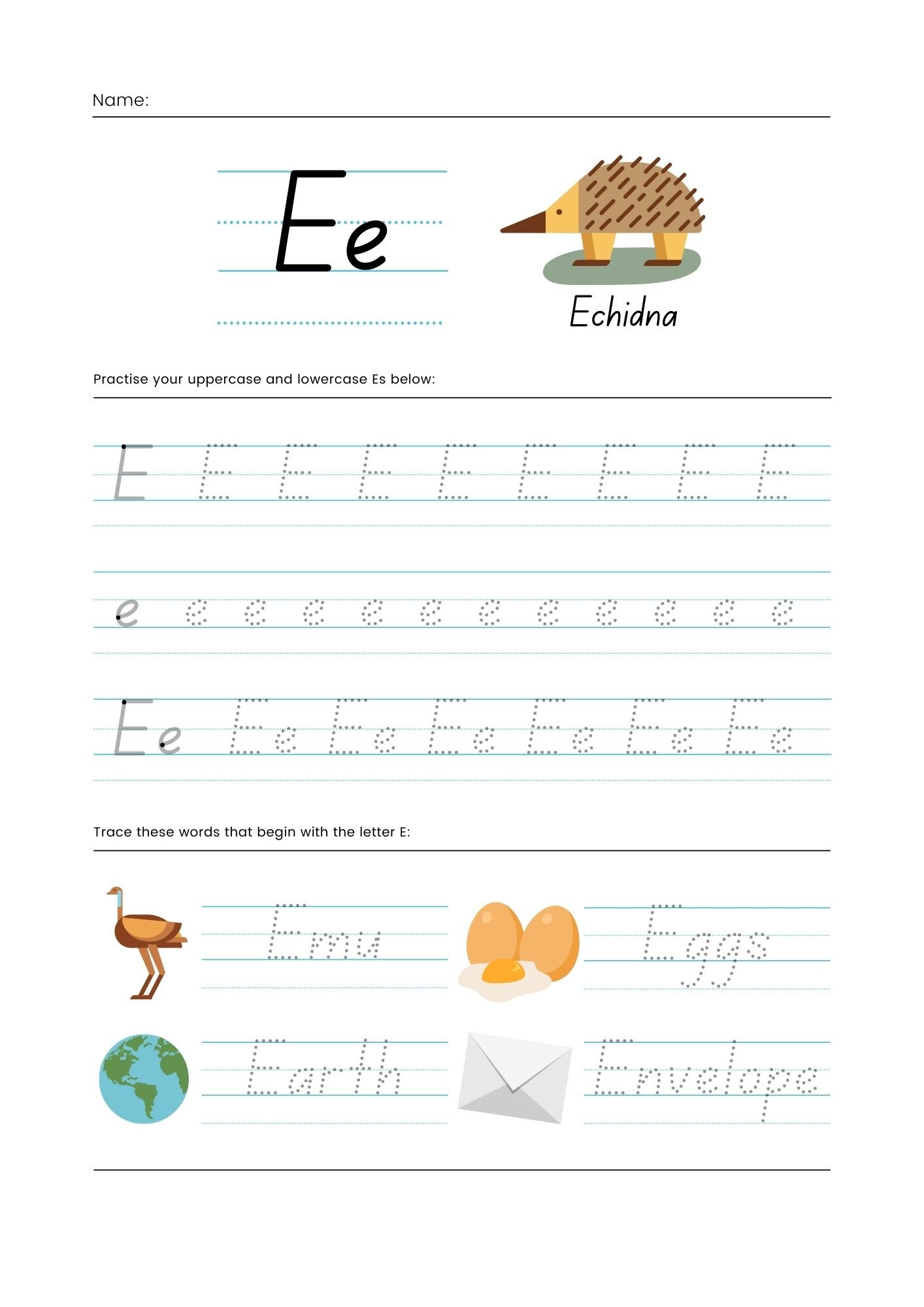 Free Printable ABC Tracing Worksheet for Kids: Fun Alphabet Learning ...