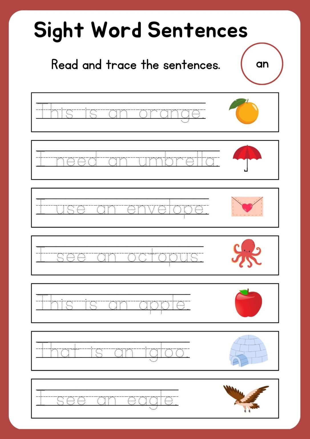 Fun and Easy English Sentences Writing Worksheet for Kids (25 Pages ...