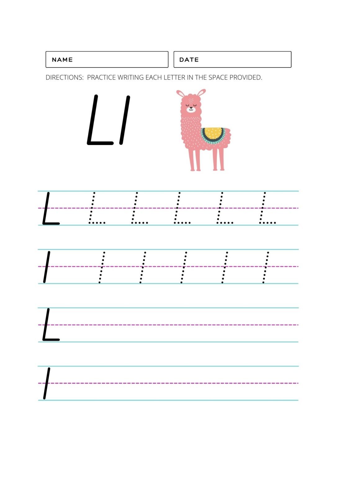 A-Z Writing Practice Worksheets for Kids: Fun and Educational ...