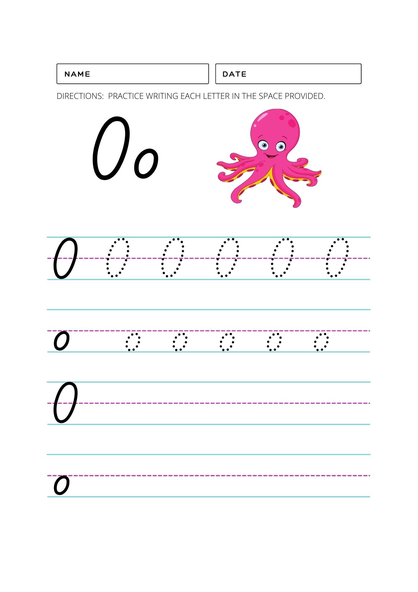 A-Z Writing Practice Worksheets for Kids: Fun and Educational ...