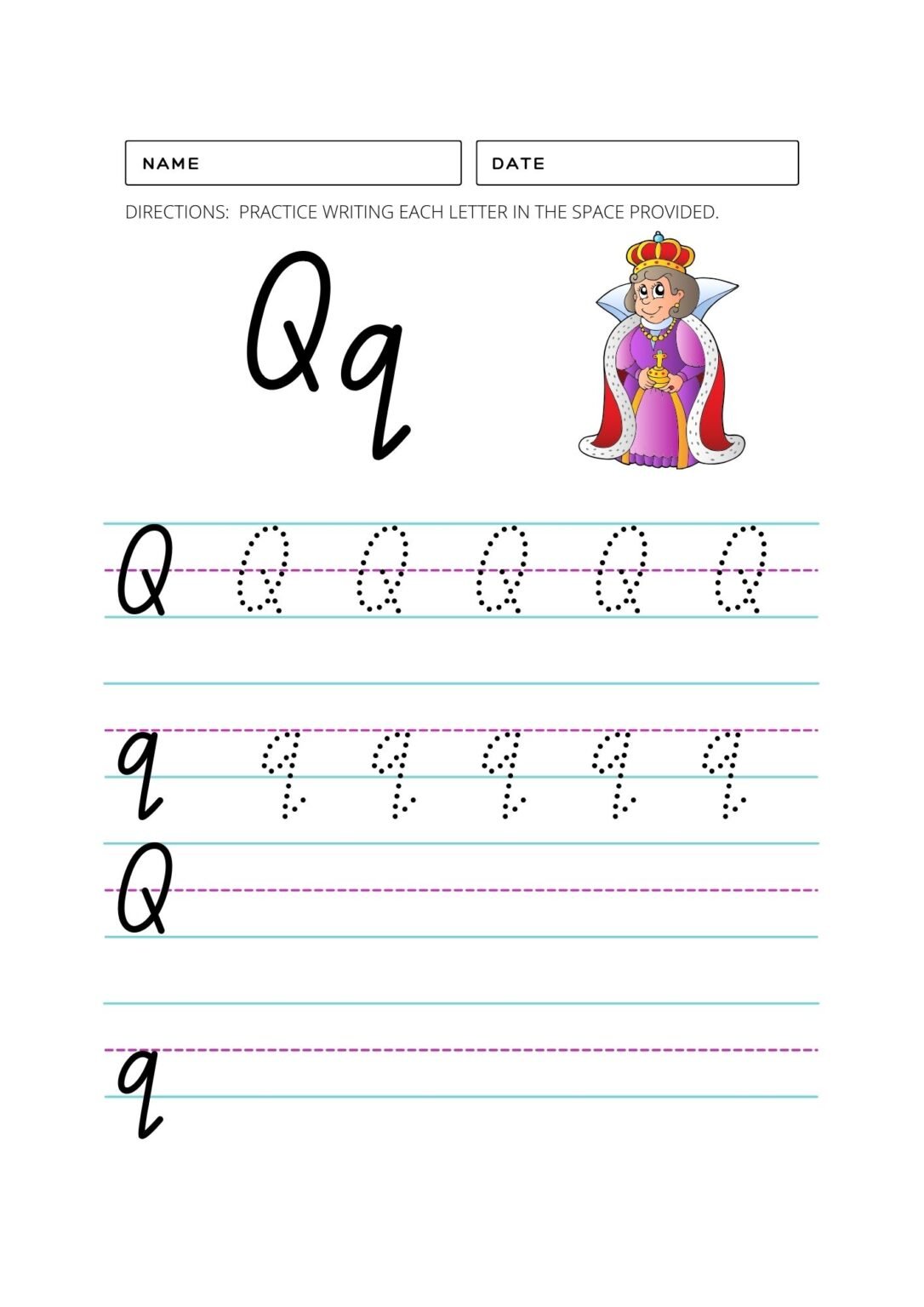A-Z Writing Practice Worksheets for Kids: Fun and Educational ...