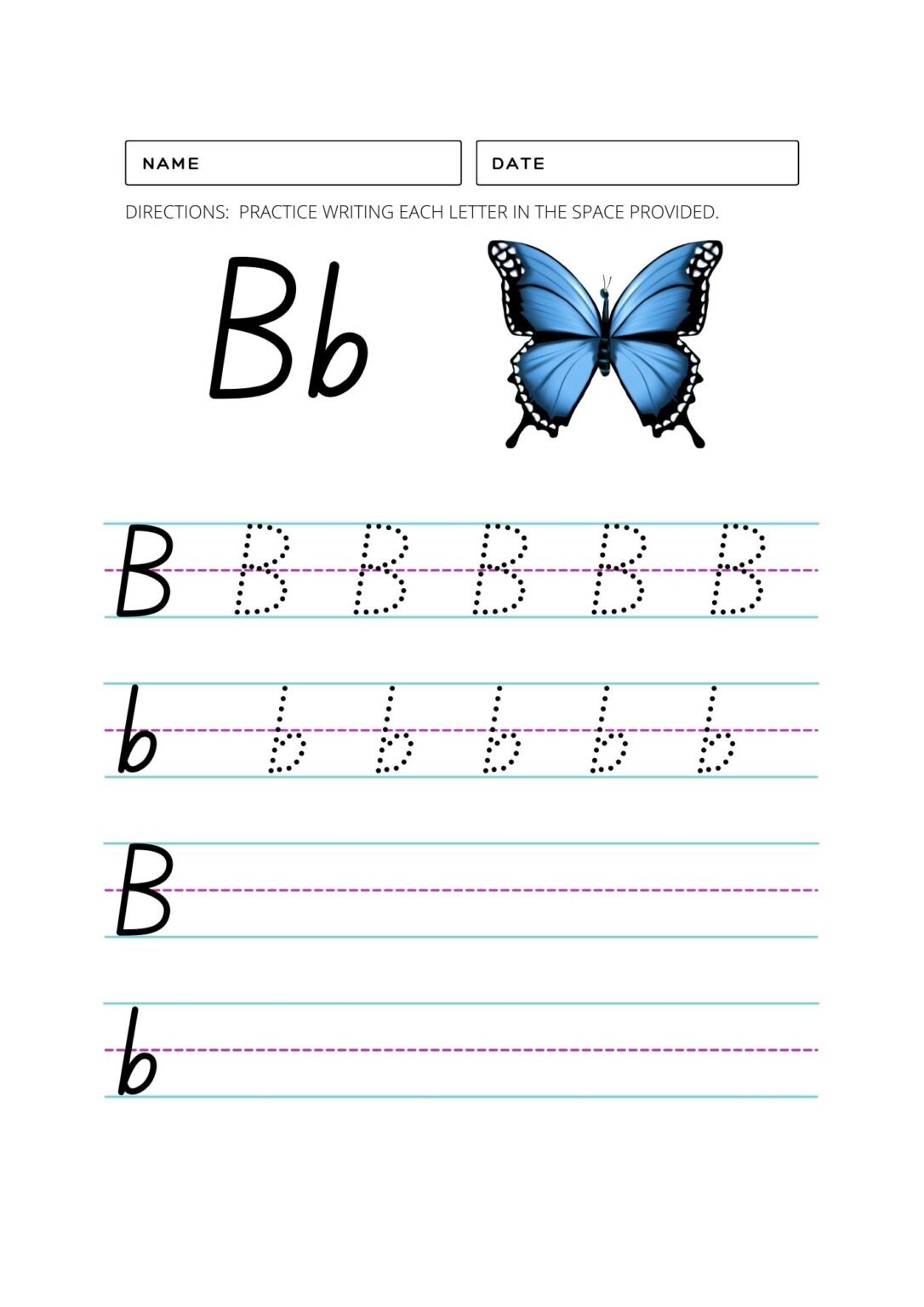 A-Z Writing Practice Worksheets for Kids: Fun and Educational ...