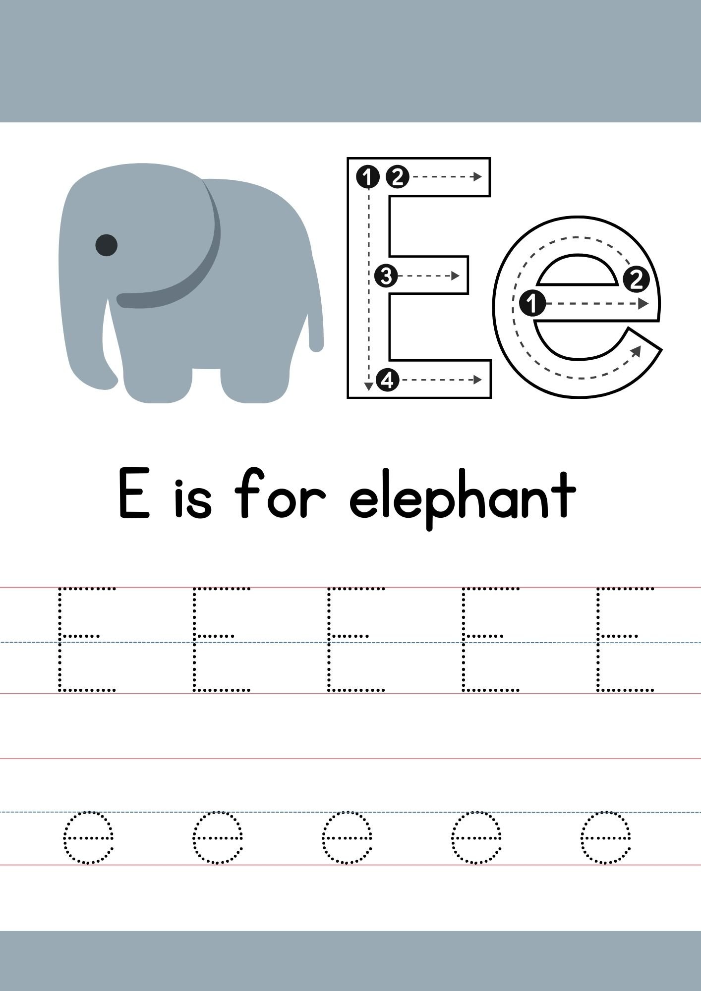 Free Letter Tracing Worksheet for Kids | Fun and Educational Alphabet ...