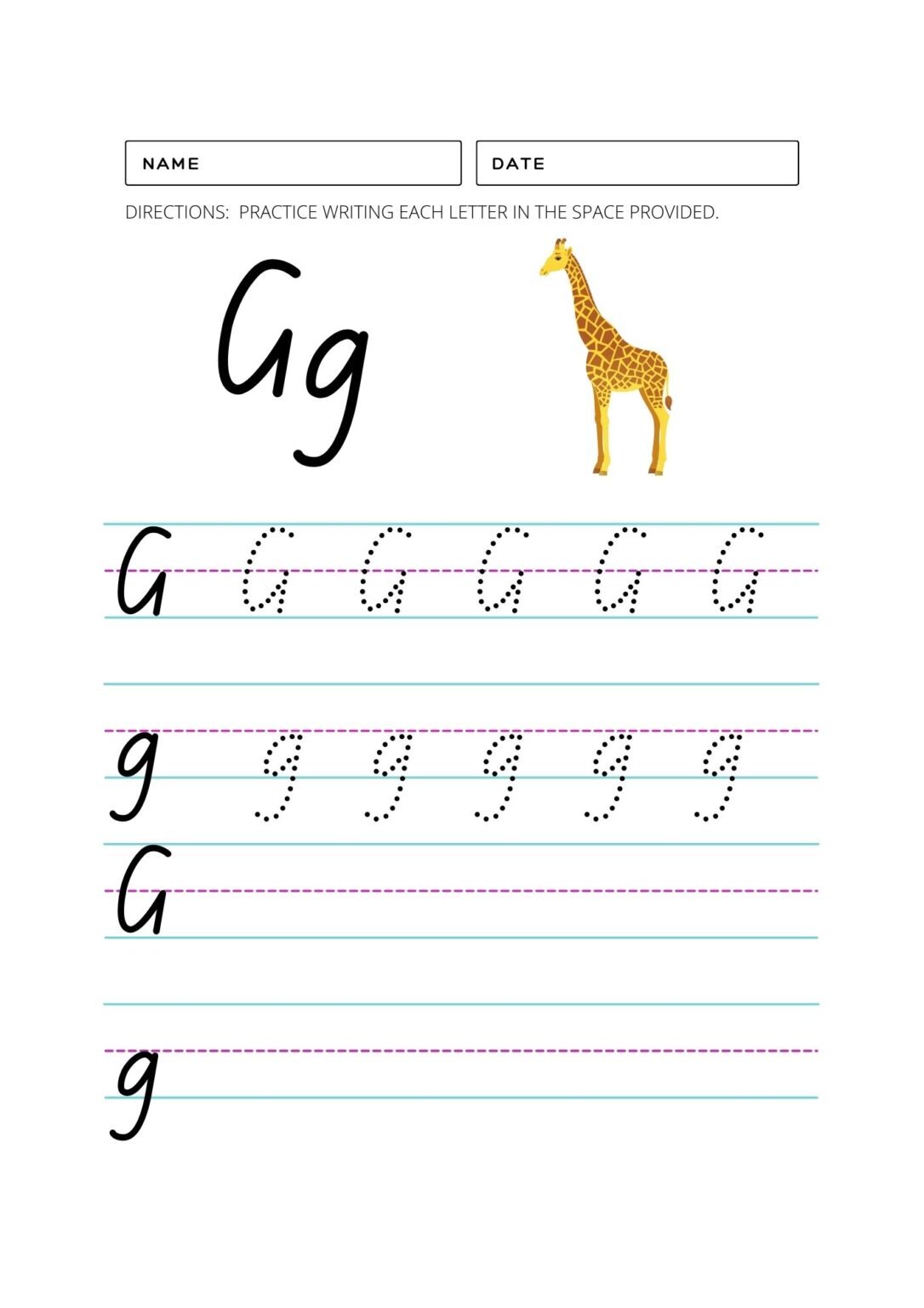 A-Z Writing Practice Worksheets for Kids: Fun and Educational ...