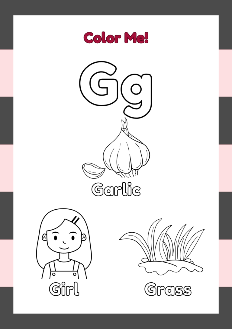 ABC Coloring Worksheet for Kids | Fun Alphabet Learning Activities (26 ...