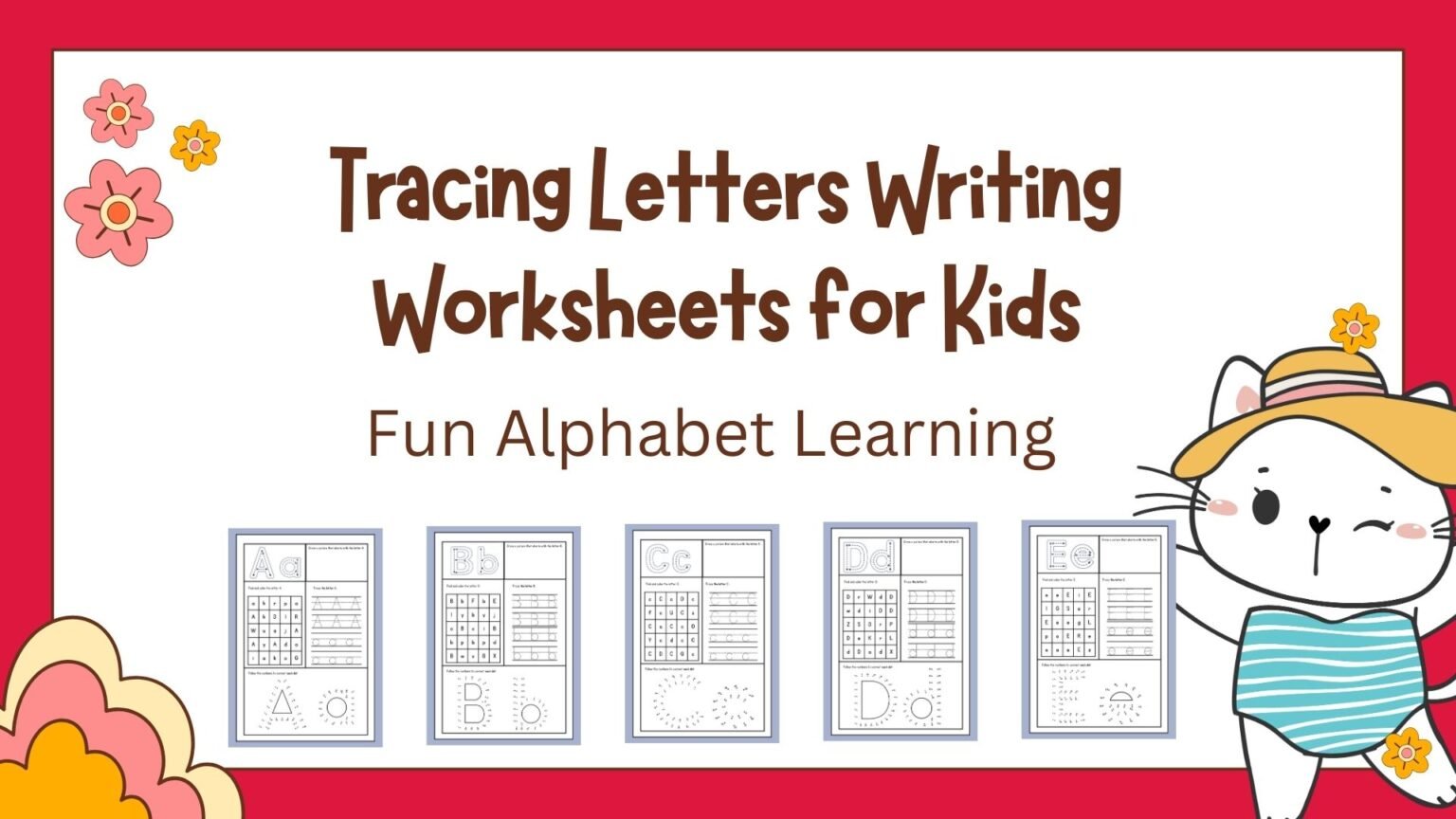 Free Printable Worksheets for Kids: Fun Learning Materials - Gift Ideass