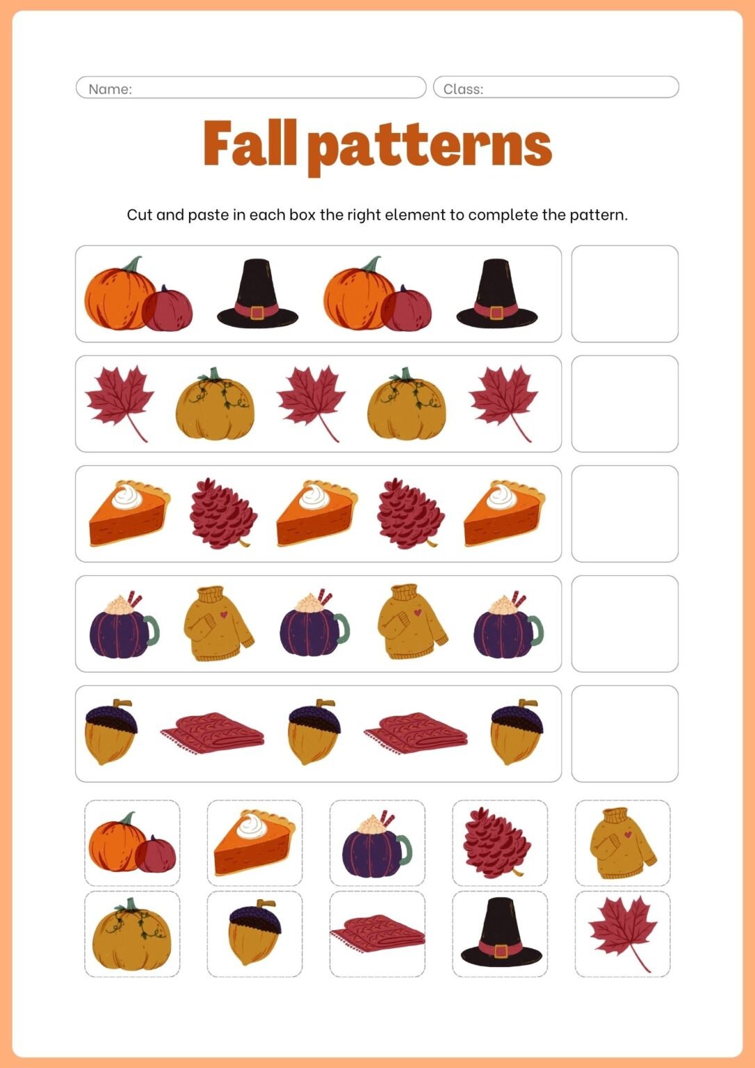 Fall Winter Theme Math Worksheet for Kids | Fun Seasonal Math ...