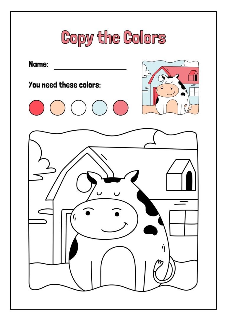 Fun Coloring Activity Worksheets for Kids - Gift Ideass