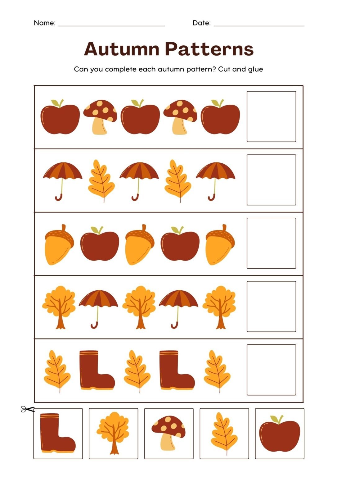 Fall Winter Theme Math Worksheet for Kids | Fun Seasonal Math ...