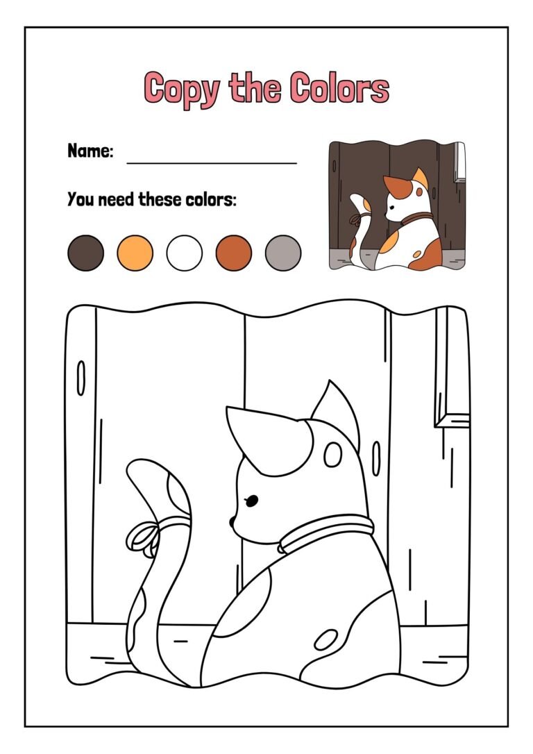 Fun Coloring Activity Worksheets for Kids - Gift Ideass