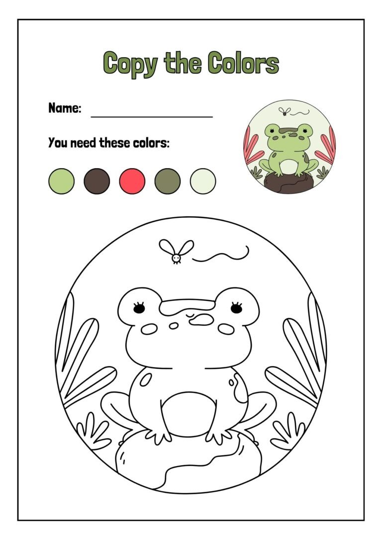 Fun Coloring Activity Worksheets for Kids - Gift Ideass