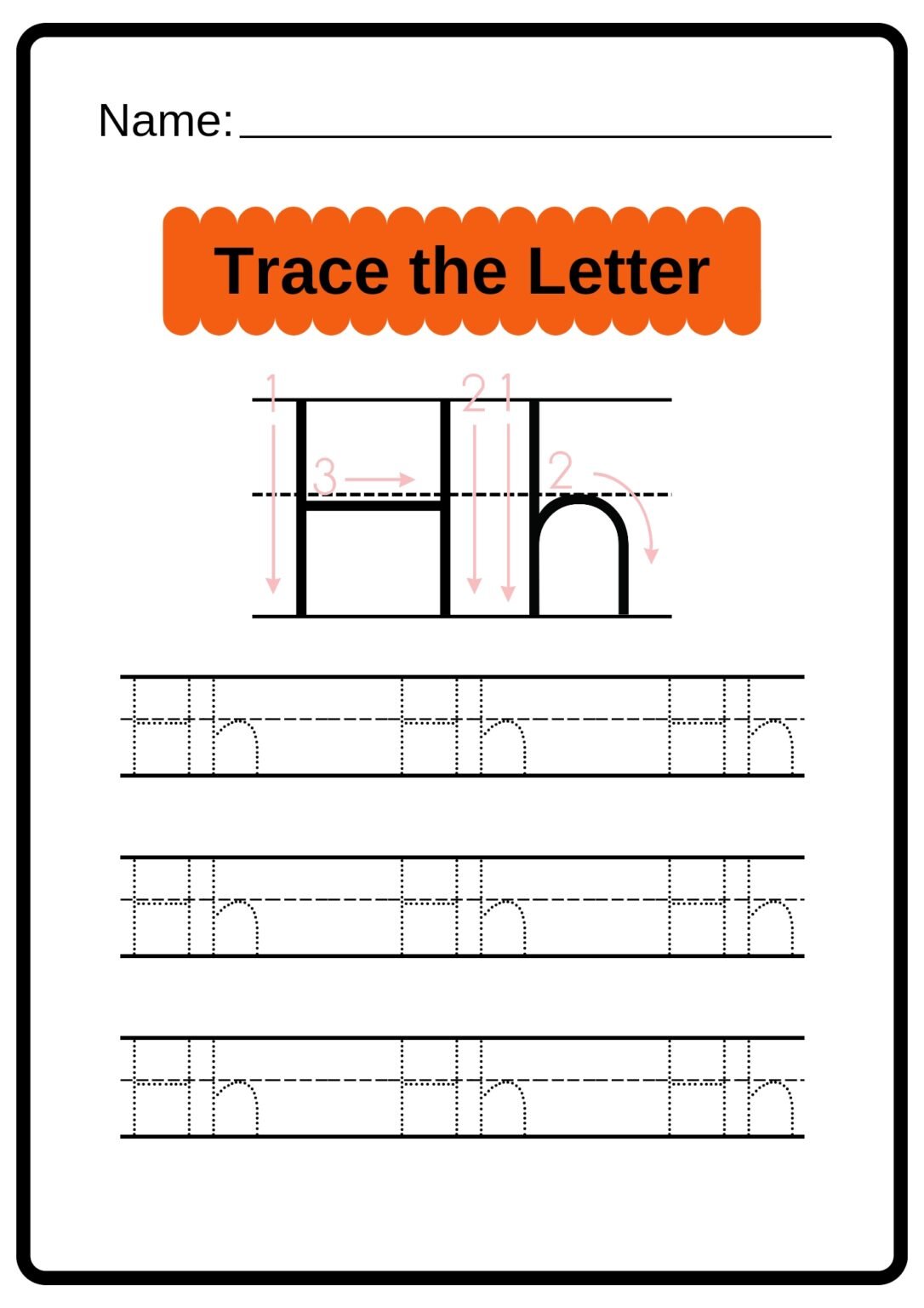 Simple Alphabet Tracing Worksheet for Kids – Fun and Engaging Learning ...