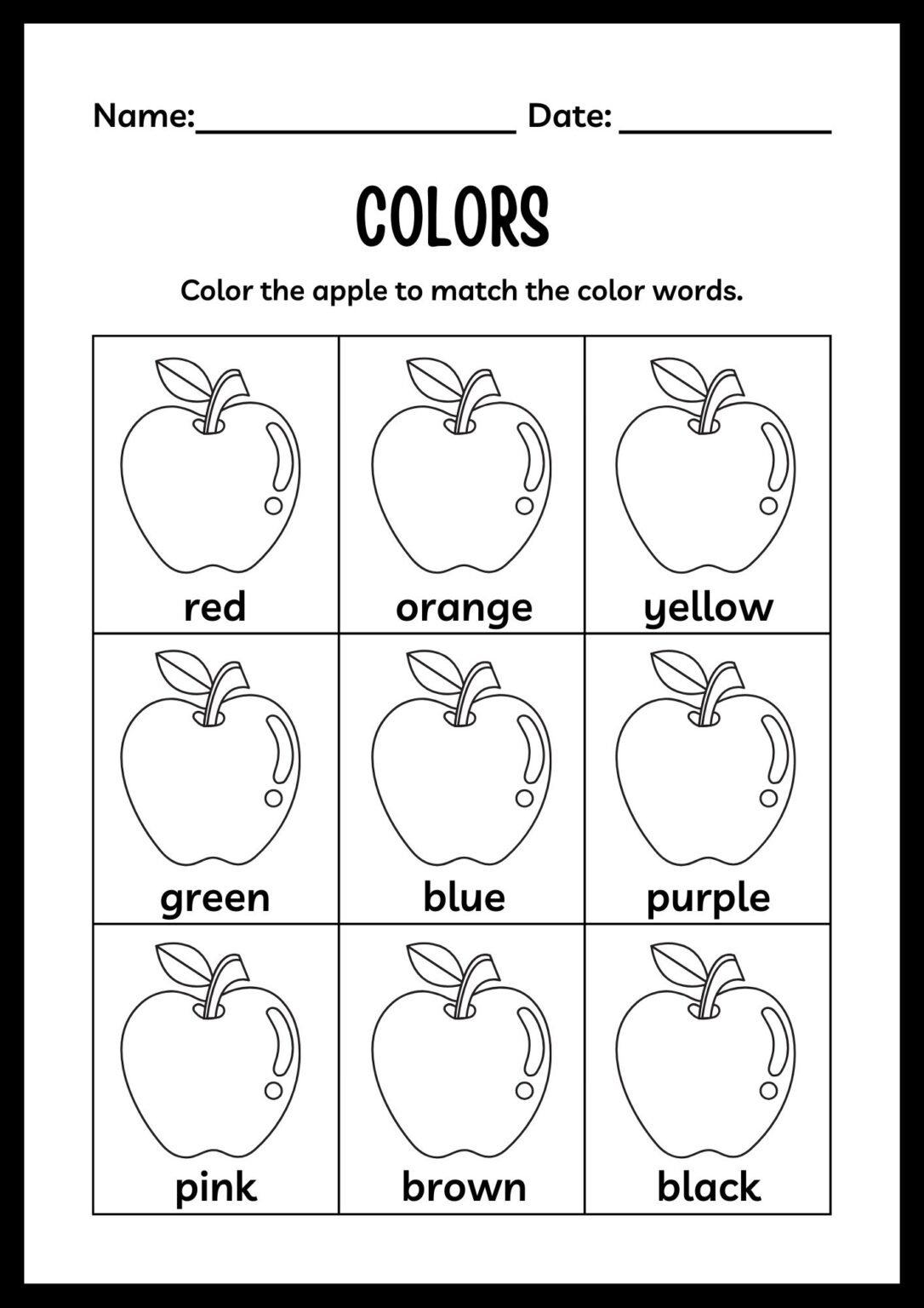Preschool Learning Worksheets: 20 Fun Activities for Early Education ...