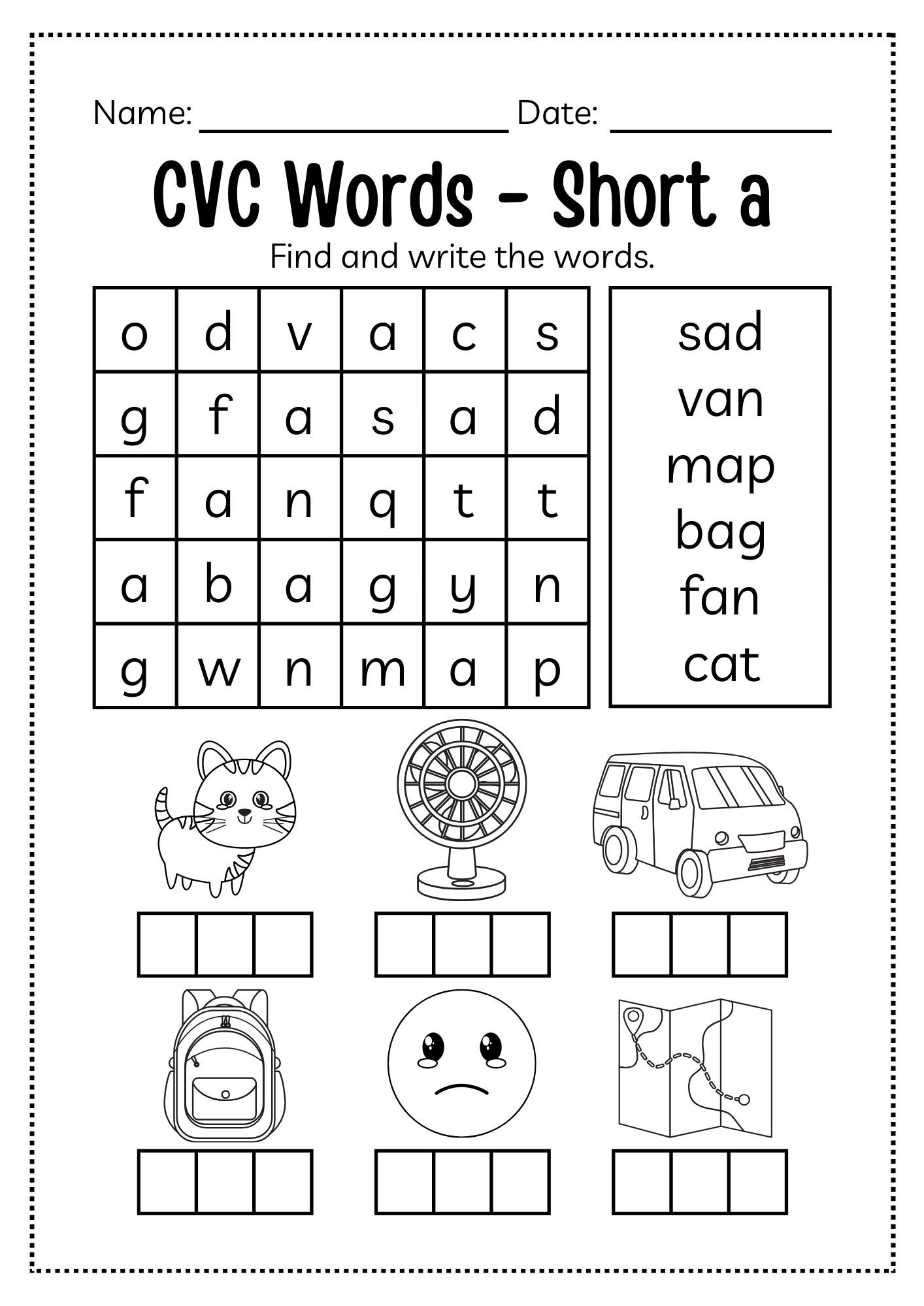 CVC Words Worksheets for Kids: Boosting Early Reading Skills - Gift Ideass