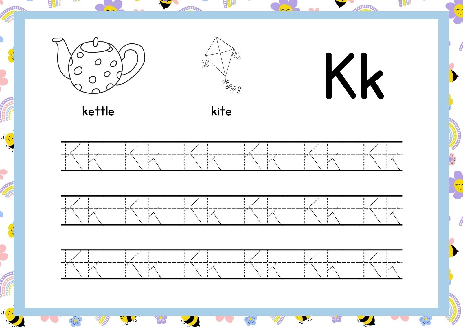 Alphabet Tracing Worksheets for Kids: Fun and Easy Learning for Early ...