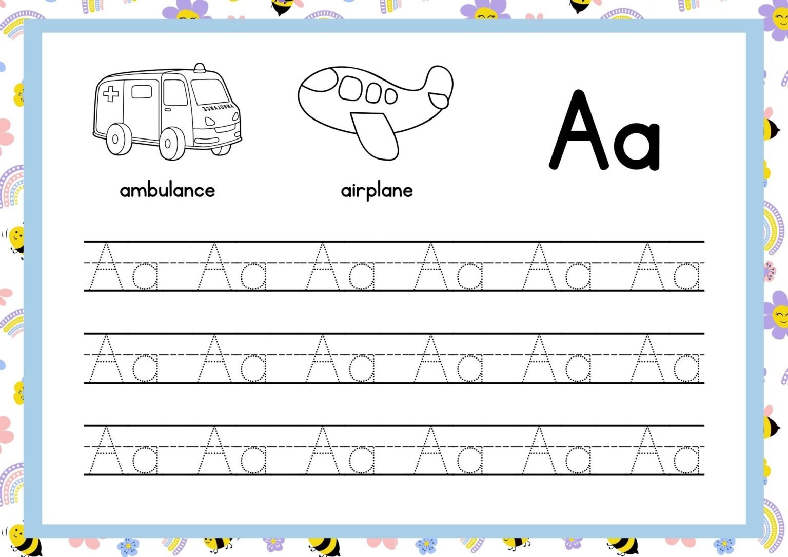 Alphabet Tracing Worksheets for Kids: Fun and Easy Learning for Early ...