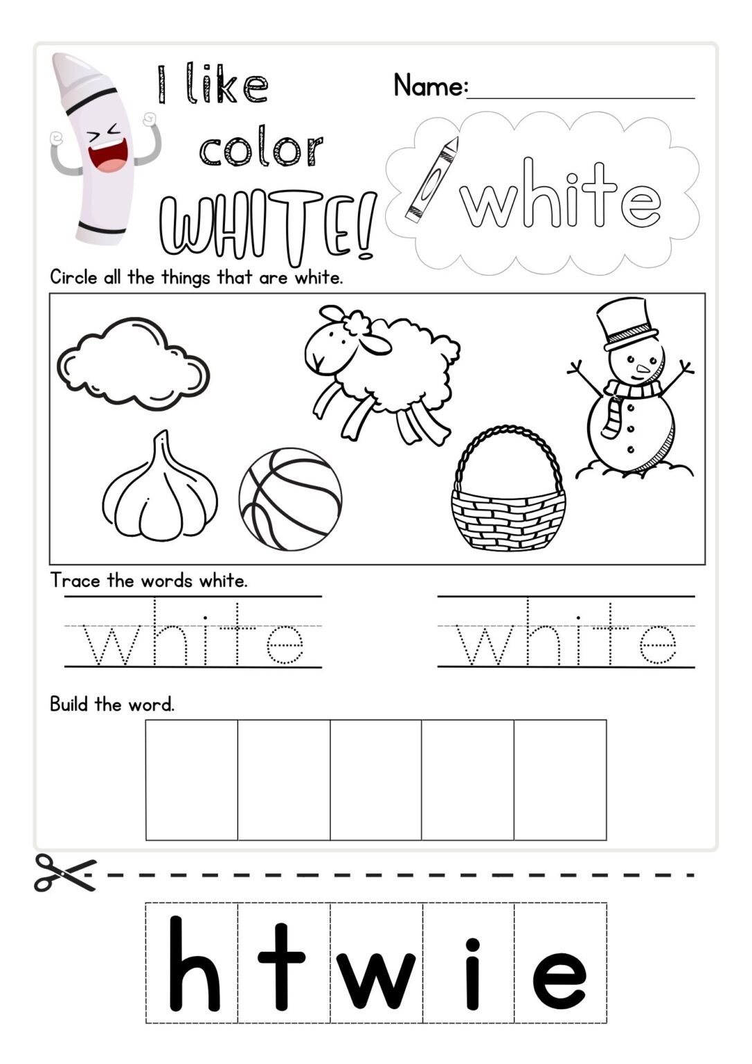 Fun and Easy Colors Worksheet for Kids—Boost Vocabulary and Learning ...