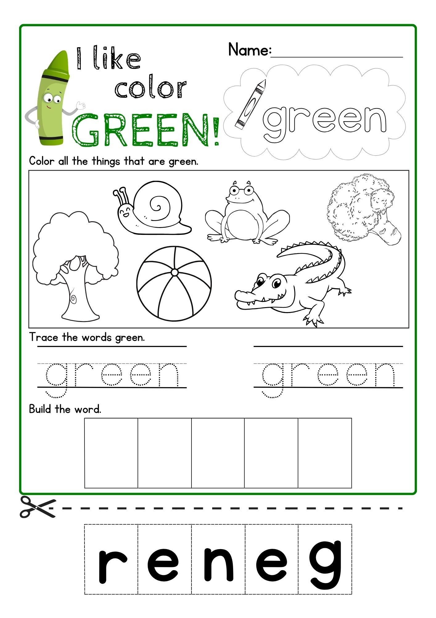 Fun and Easy Colors Worksheet for Kids—Boost Vocabulary and Learning ...