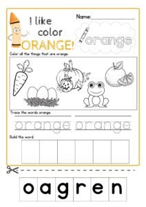 Fun and Easy Colors Worksheet for Kids—Boost Vocabulary and Learning ...